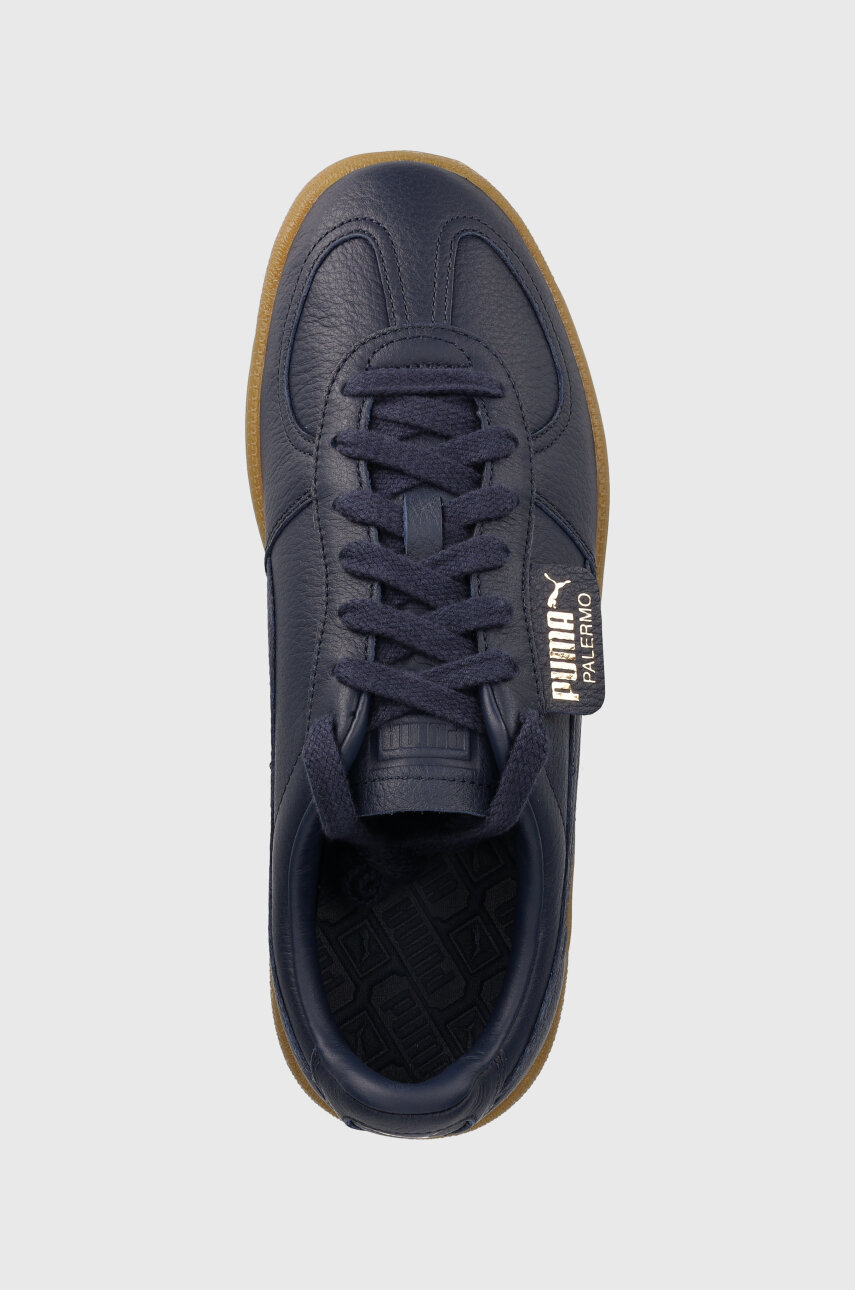 Puma leather sneakers navy blue color at PRM US