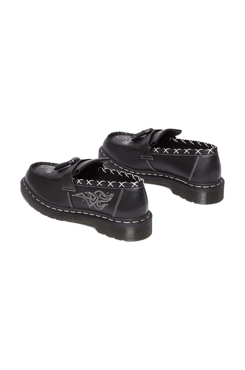 Dr. Martens leather loafers Adrian Gothic Americana black color ...