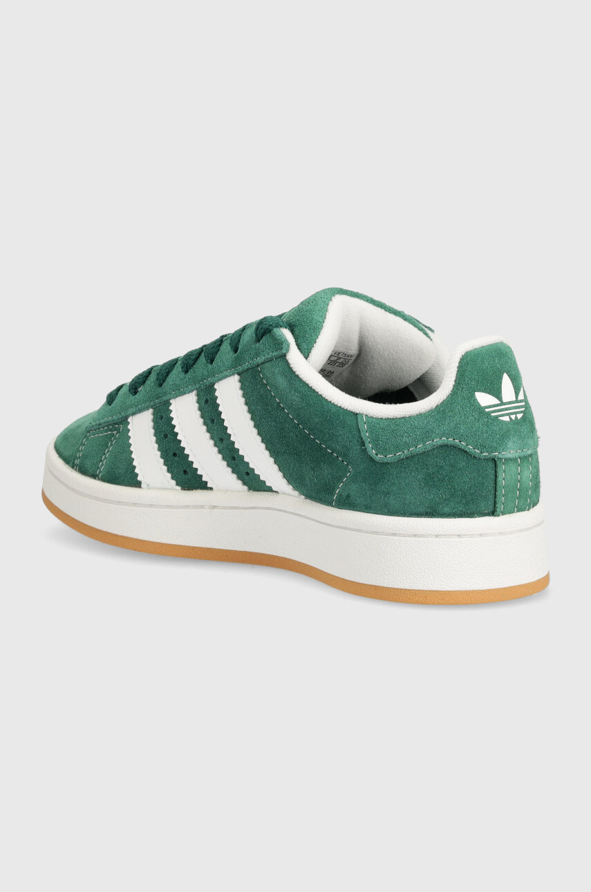 adidas Originals sneakersy zamszowe Campus 00s J kolor zielony IH7492 ...