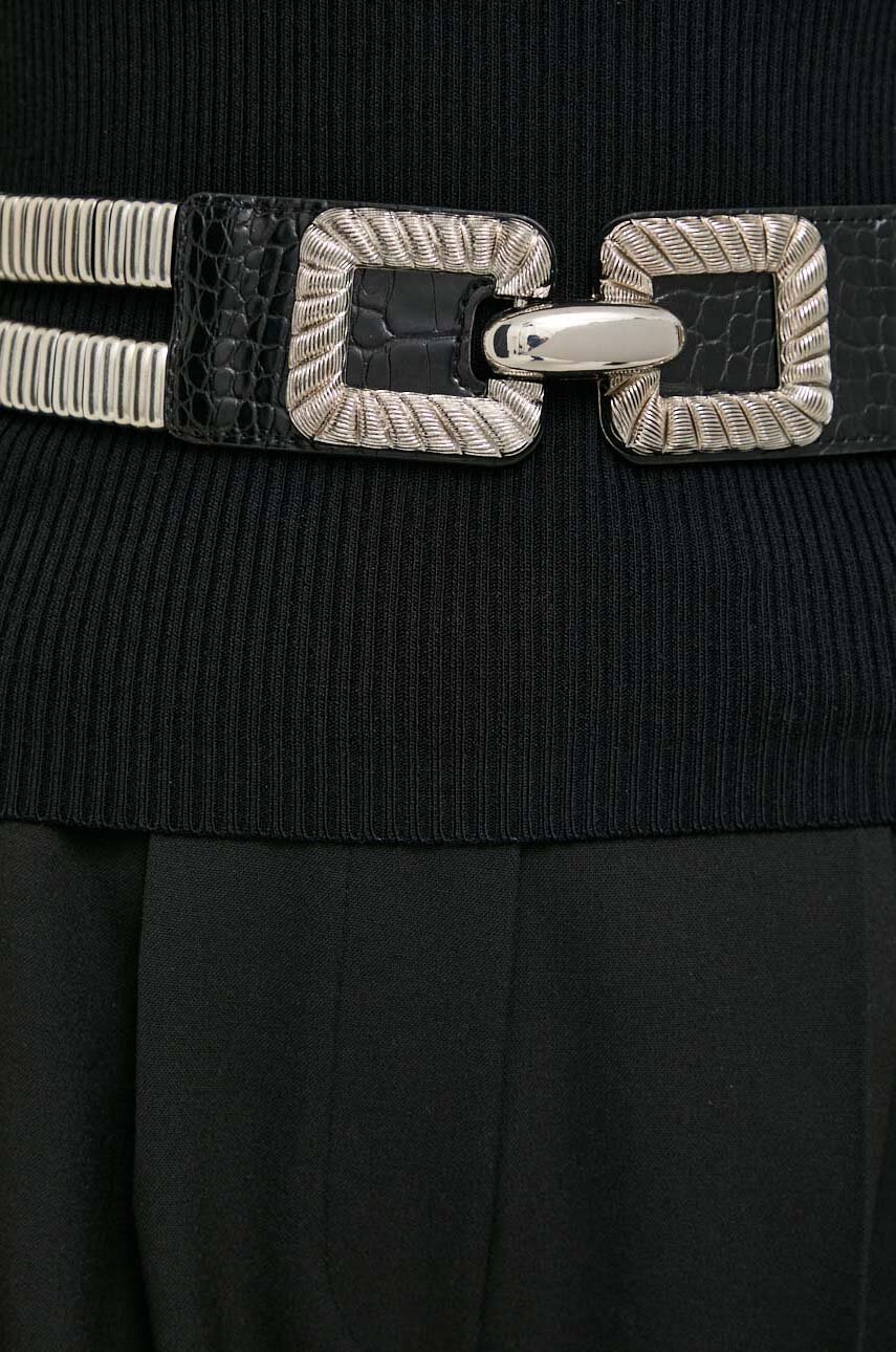 Opasok Morgan 3SAB dámsky, čierna farba, 3SAB | ANSWEAR.sk