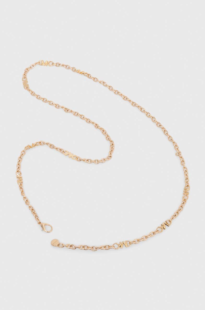 MICHAEL Michael Kors pasek damski kolor złoty | Answear.com