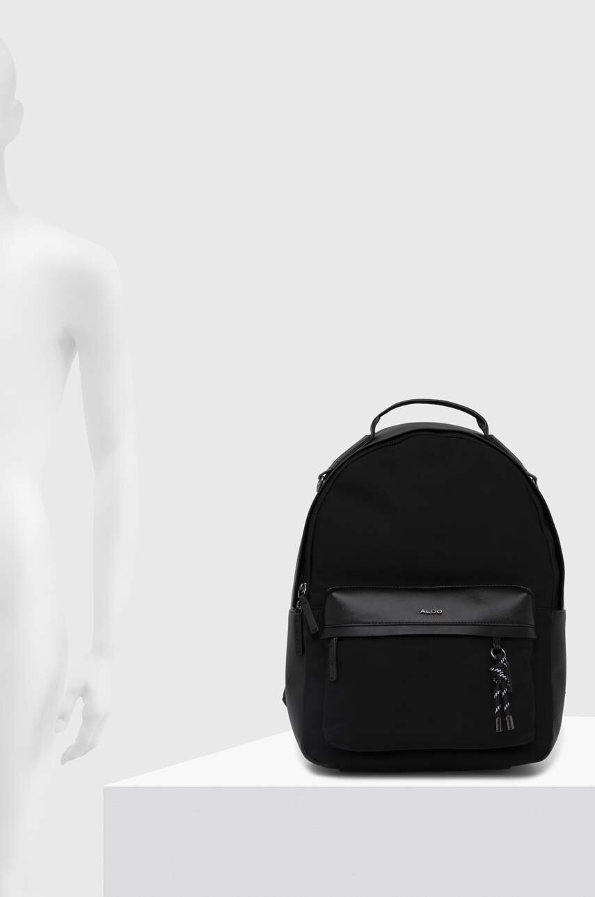 Рюкзак Aldo SIMON чоловічий колір чорний великий однотонний SIMON.008 ...