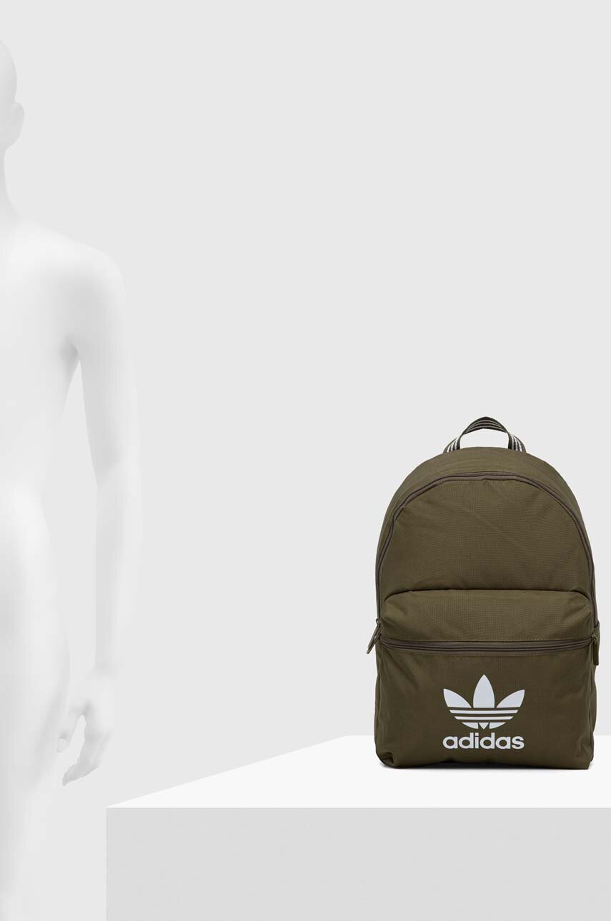 adidas Originals plecak kolor zielony duży z nadrukiem IS4361 | Answear.com