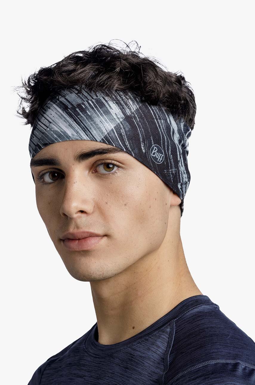 Buff opaska na głowę Coolnet UV Wide kolor czarny 131416 | Answear.com