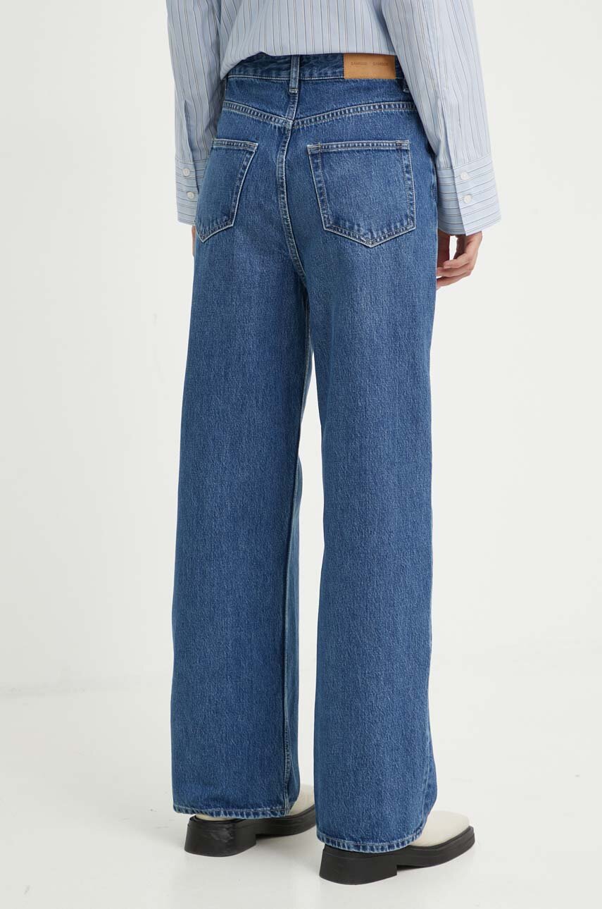 Samsoe Samsoe jeansy SHELLY damskie kolor niebieski | Answear.com