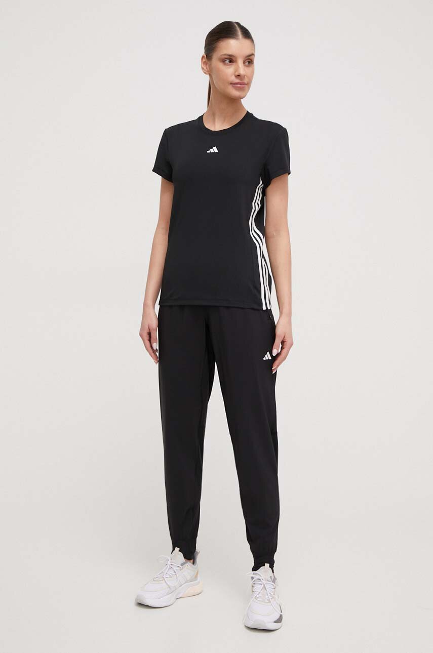 adidas Performance spodnie do biegania Own the Run kolor czarny gładkie ...