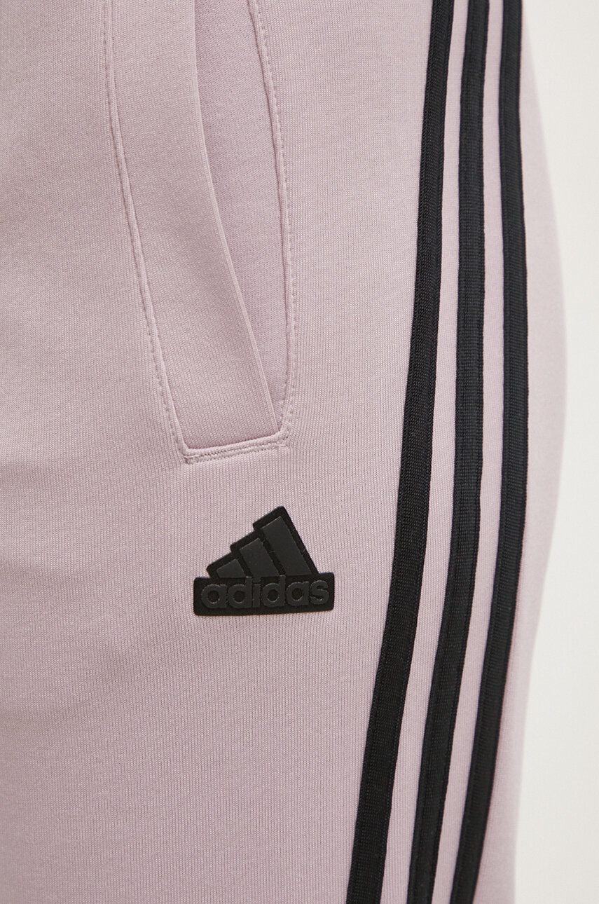 adidas spodnie dresowe kolor fioletowy z aplikacją IS3661 | Answear.com