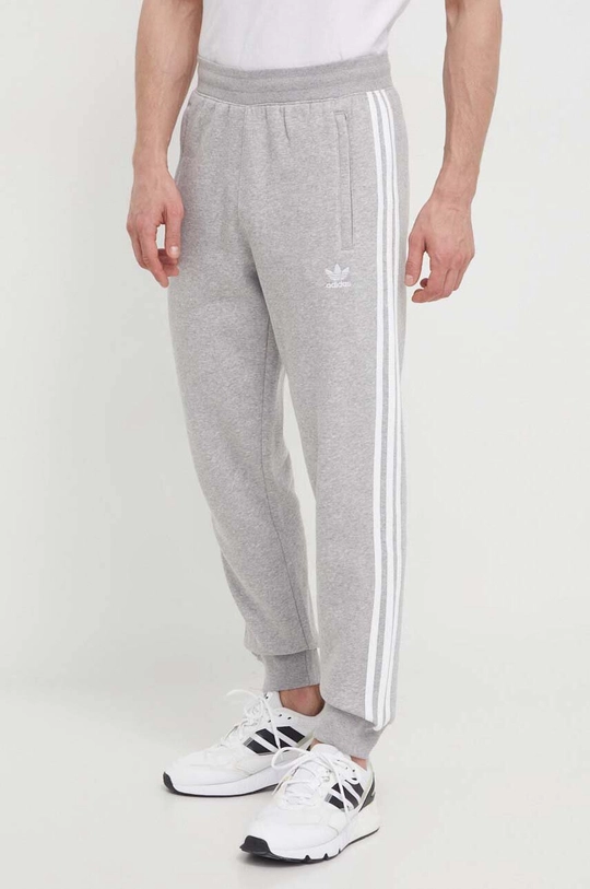 adidas Originals spodnie dresowe 3-Stripes Pant kolor szary melanżowe ...