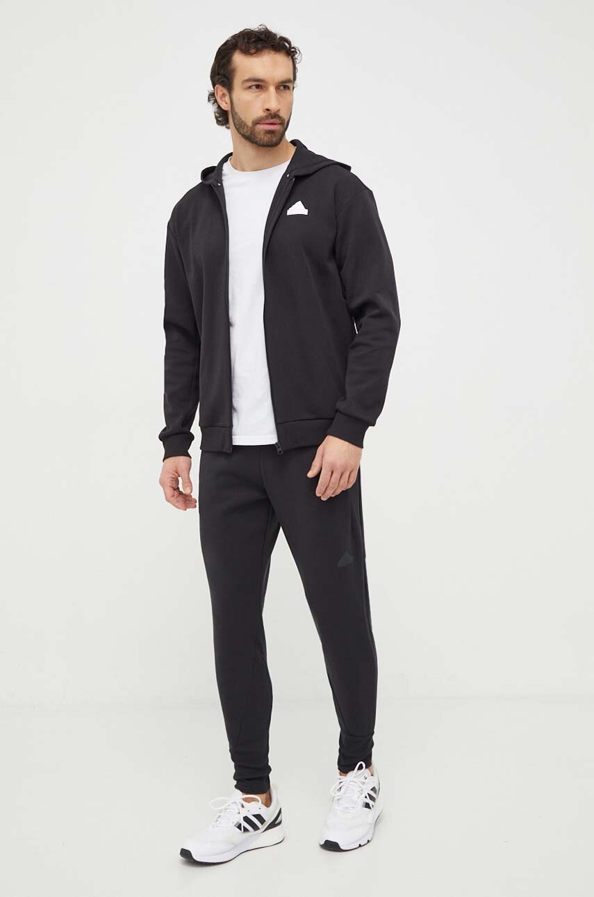 Спортивні штани adidas ZNE колір чорний однотонні IN1899 | ANSWEAR.ua