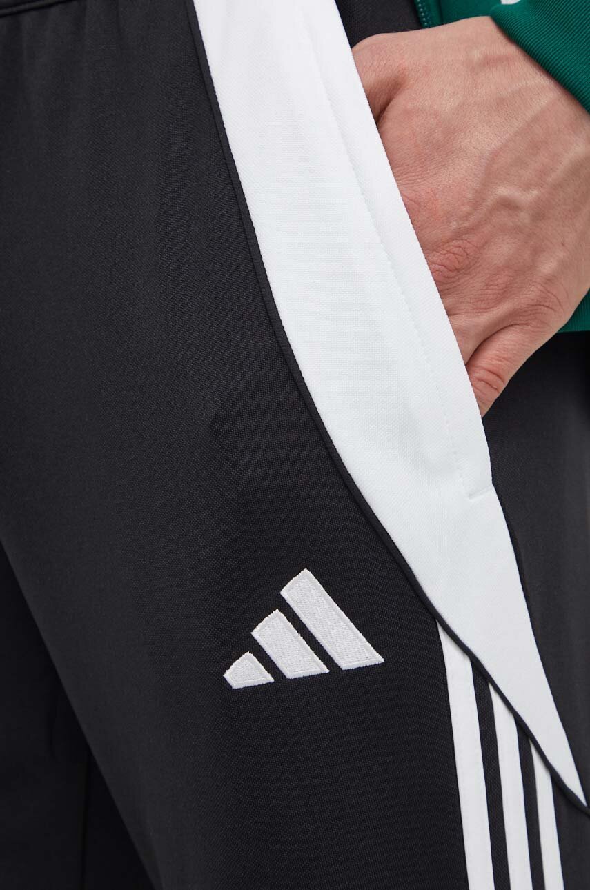 adidas Performance spodnie treningowe Tiro 24 kolor czarny wzorzyste ...