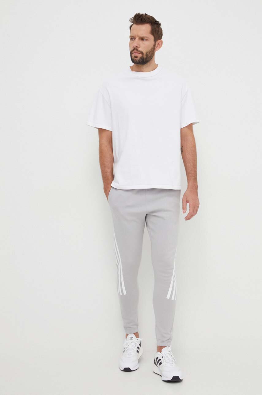 adidas spodnie dresowe kolor szary gładkie IR9203 | Answear.com