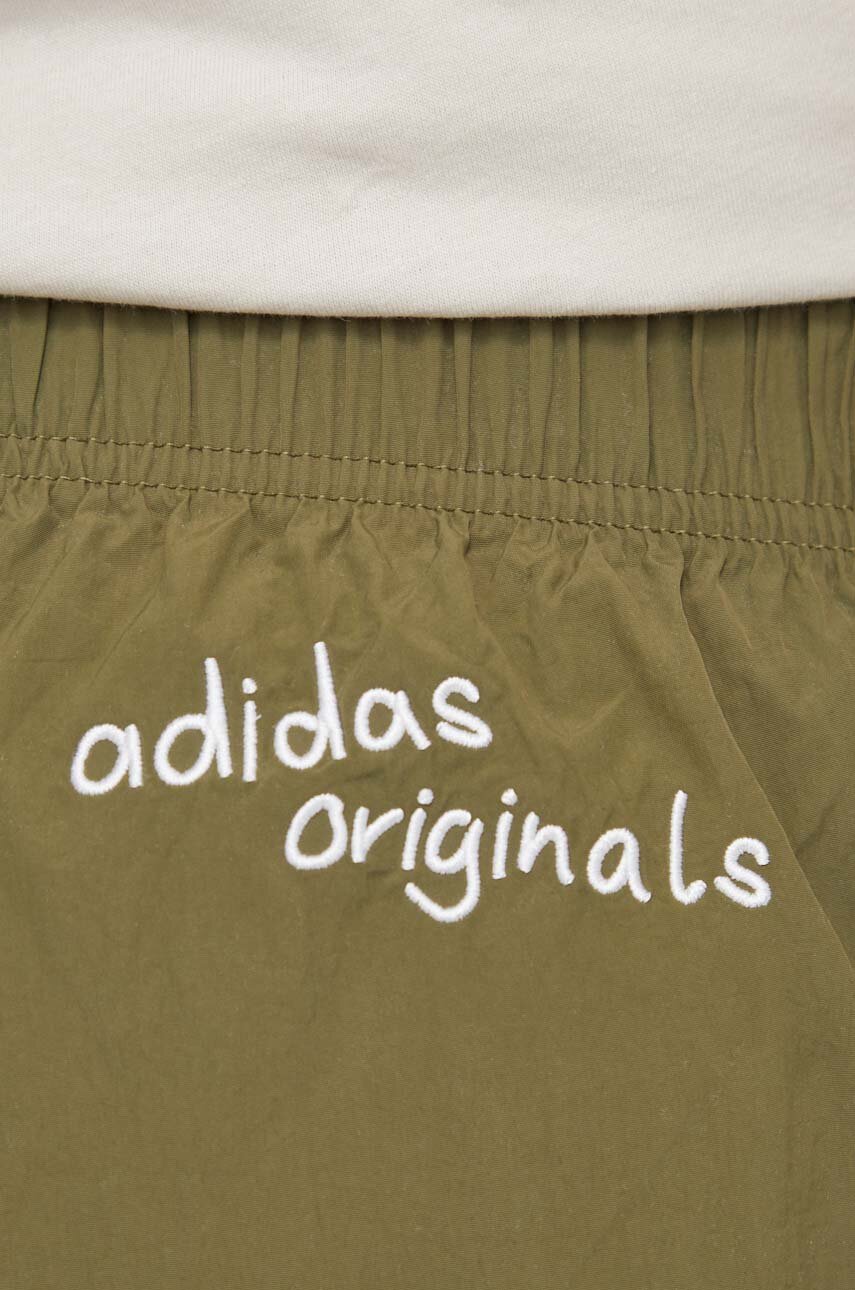 Tepláky adidas Originals Cargo Pants zelená farba, jednofarebné, IS0201 ...