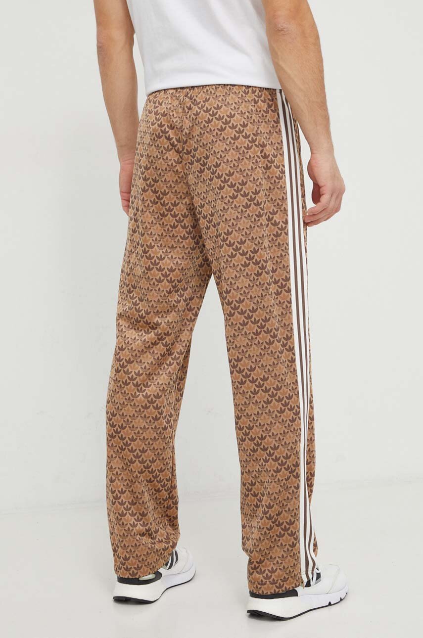 adidas Originals spodnie dresowe kolor brązowy wzorzyste IS2922 ...