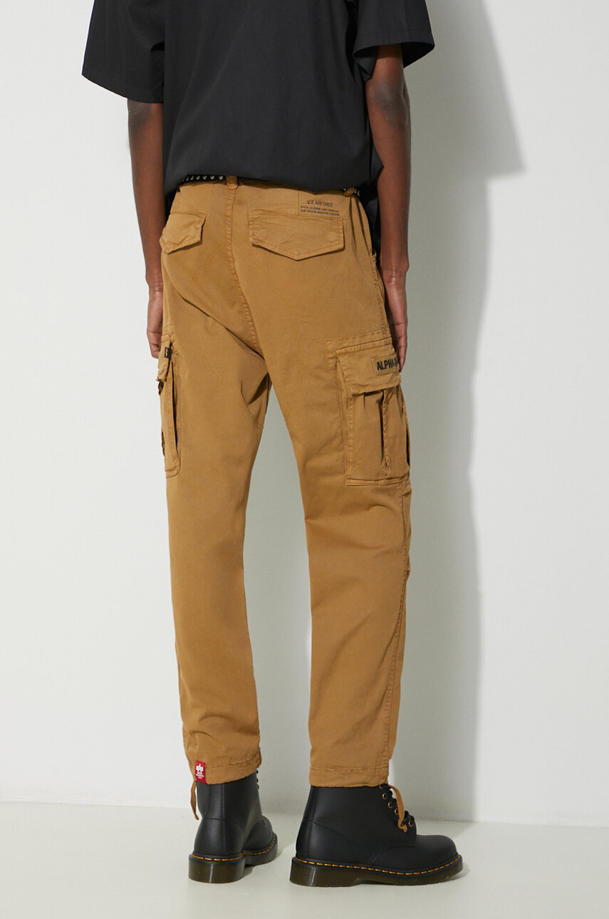 Alpha Industries spodnie Squad Pant męskie kolor beżowy proste 188202 ...