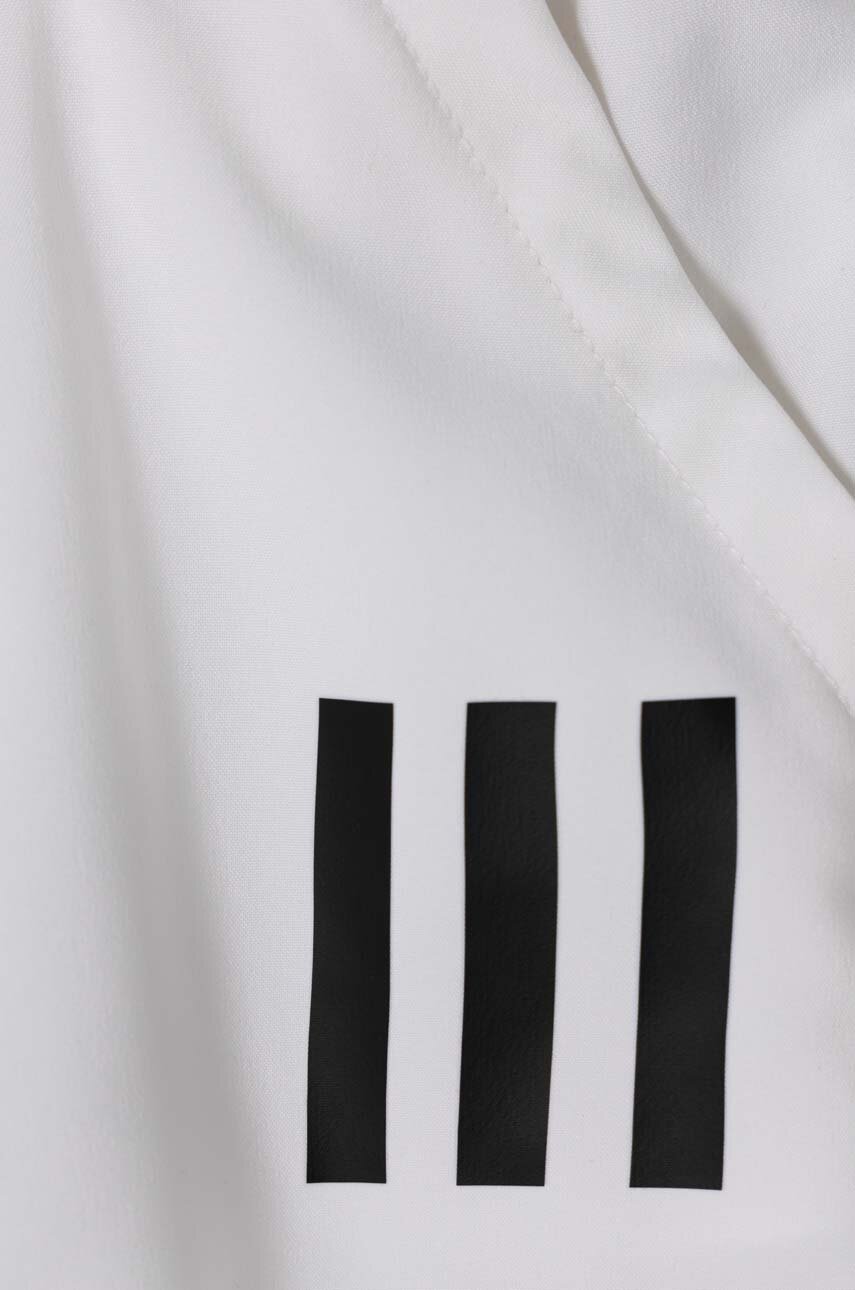 adidas Performance szorty dziecięce kolor biały regulowana talia ...