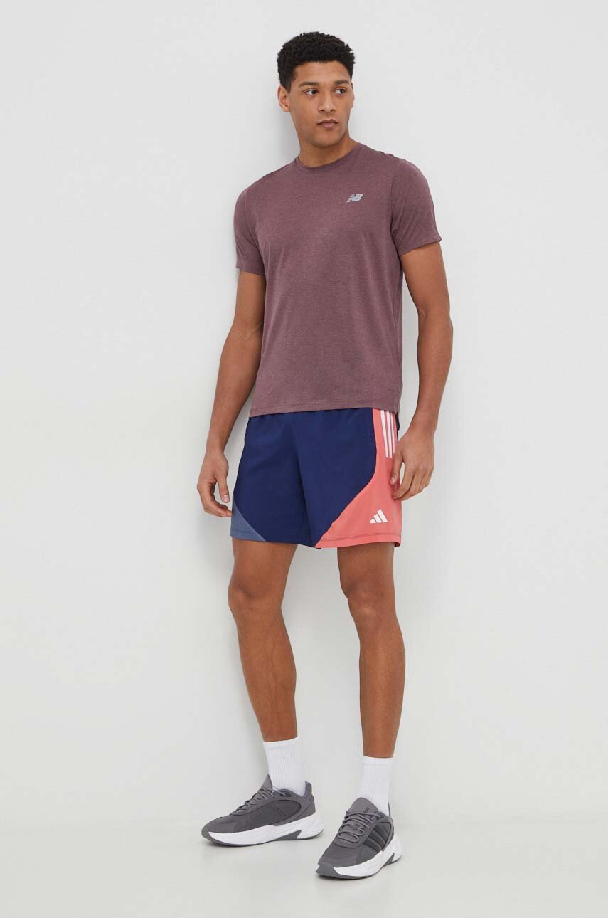 adidas Performance szorty do biegania Own the Run kolor granatowy ...