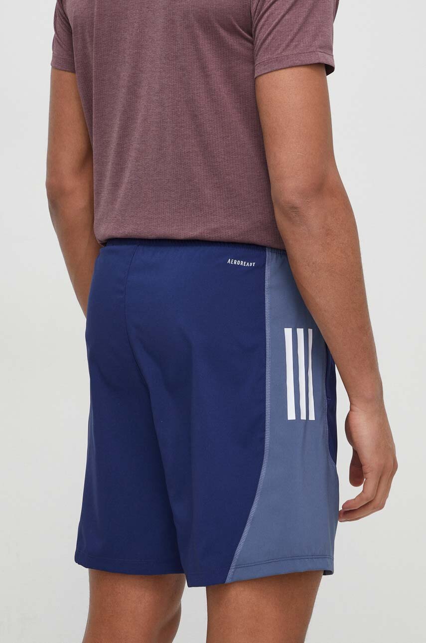 Шорти для бігу adidas Performance Own the Run колір синій | ANSWEAR.ua