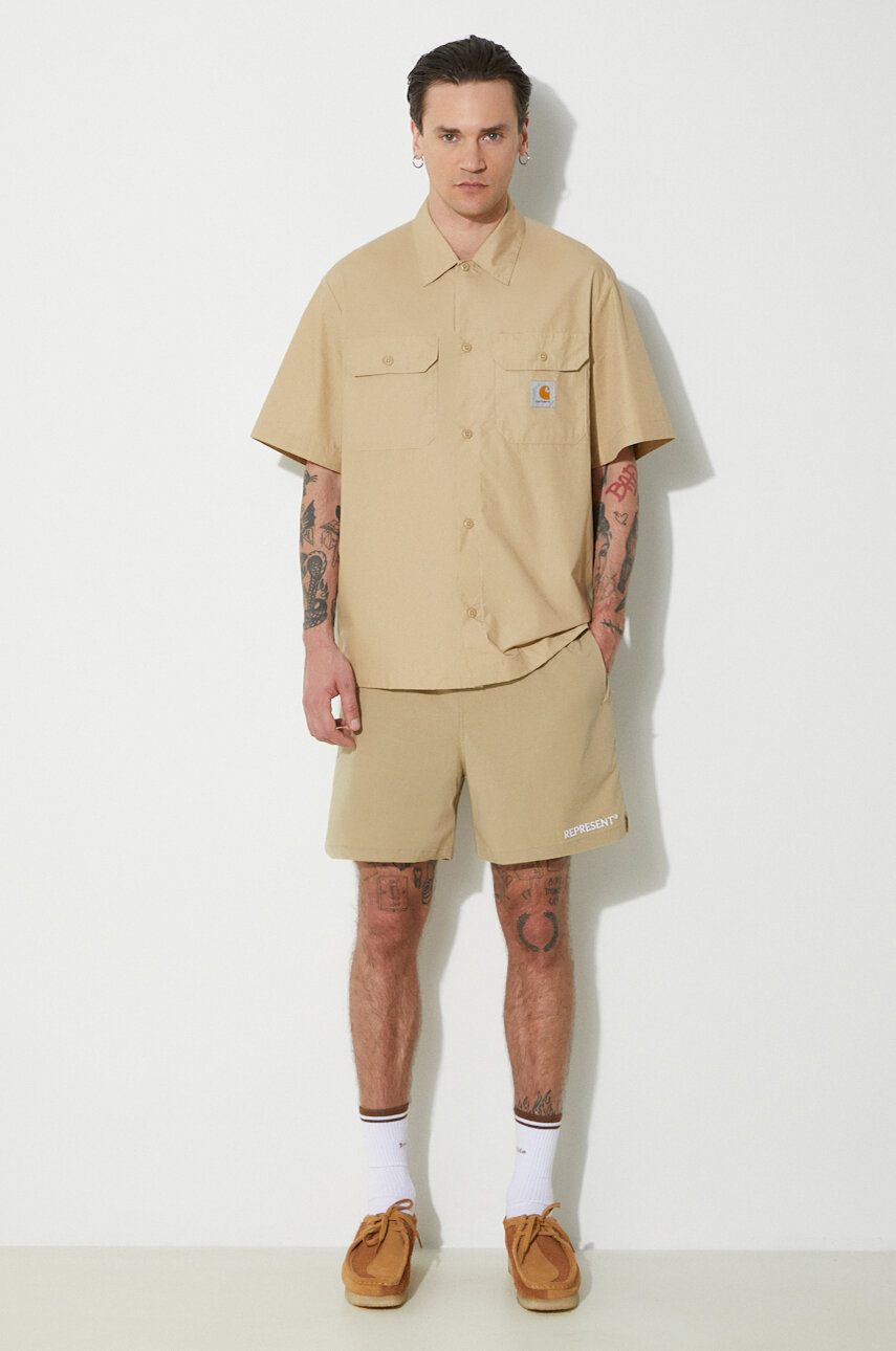 Represent shorts Represent Short men's beige color MLM704.431 | buy on PRM