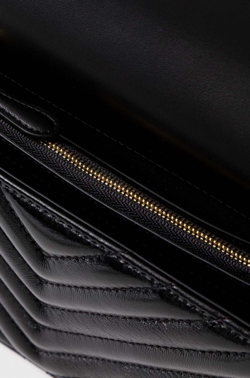 Pinko torebka skórzana kolor czarny 100067.A1JE | Answear.com