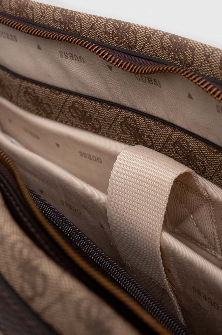 Guess torba SESTRI kolor brązowy TWB898 50100 | Answear.com