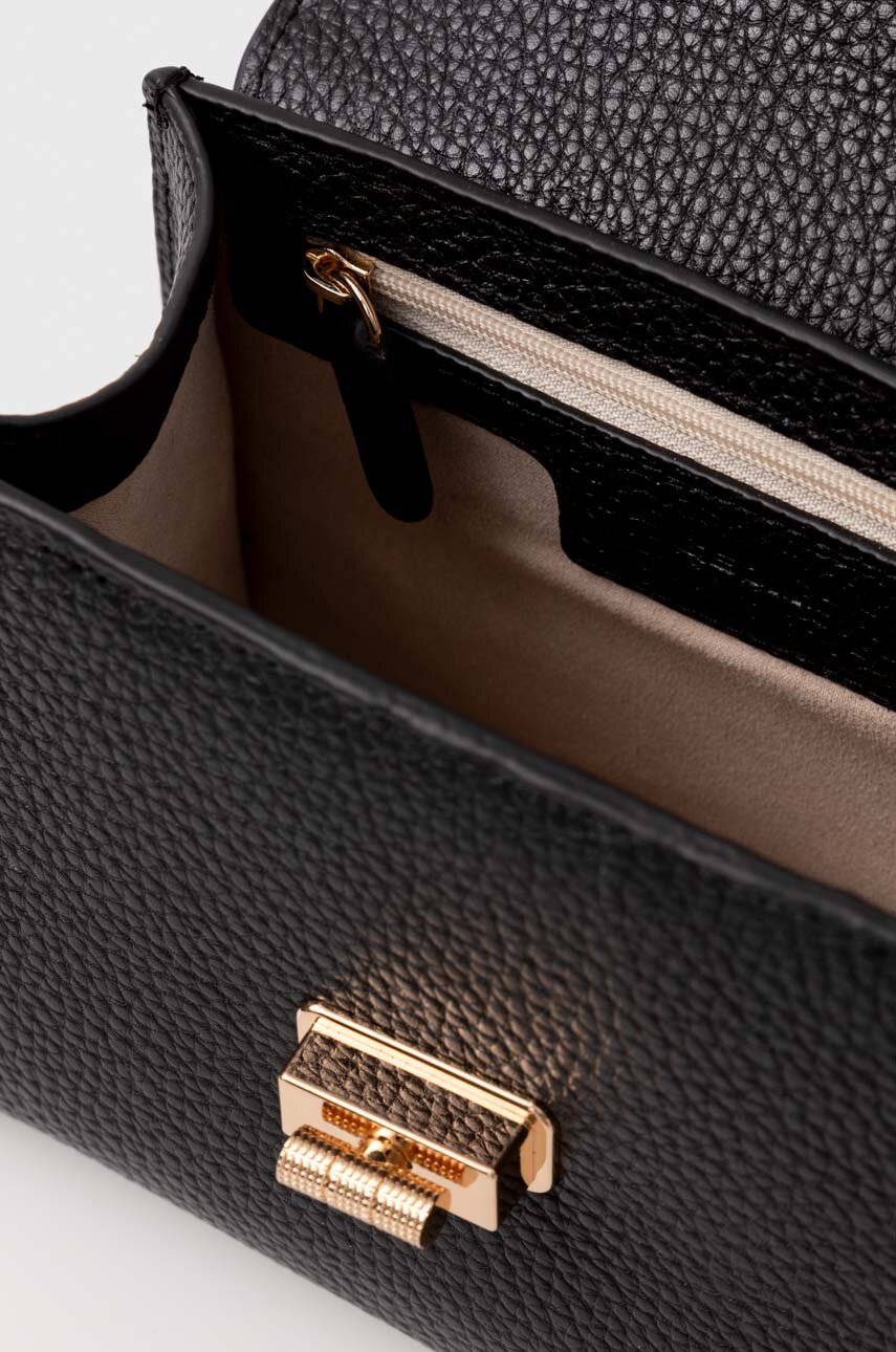 Geox torebka skórzana D45K5A-00046 D CICLAMINIA kolor czarny | Answear.com