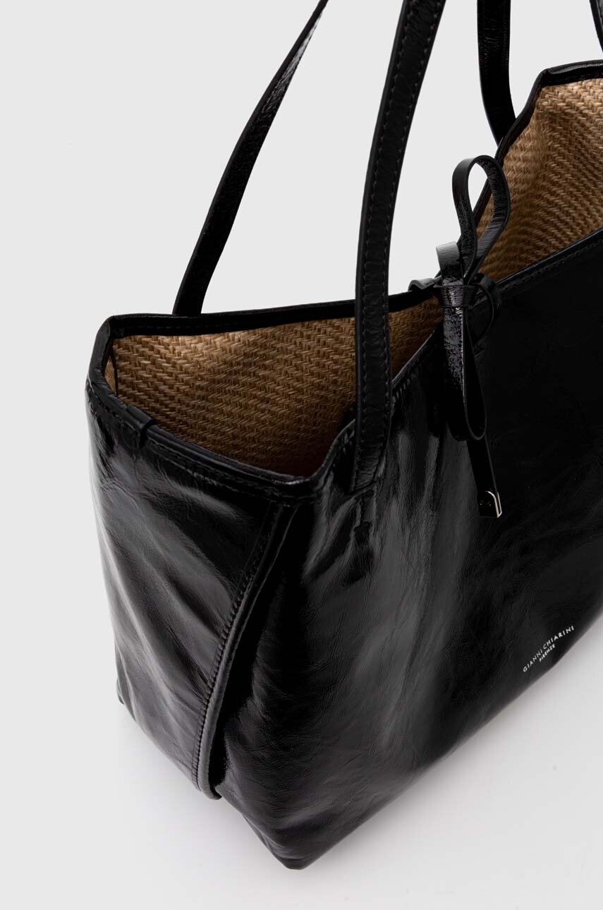 Gianni Chiarini torebka skórzana kolor czarny | Answear.com