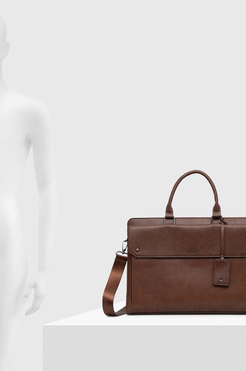 Taška na notebook Aldo EDIRETH hnedá farba, EDIRETH.200 | ANSWEAR.sk