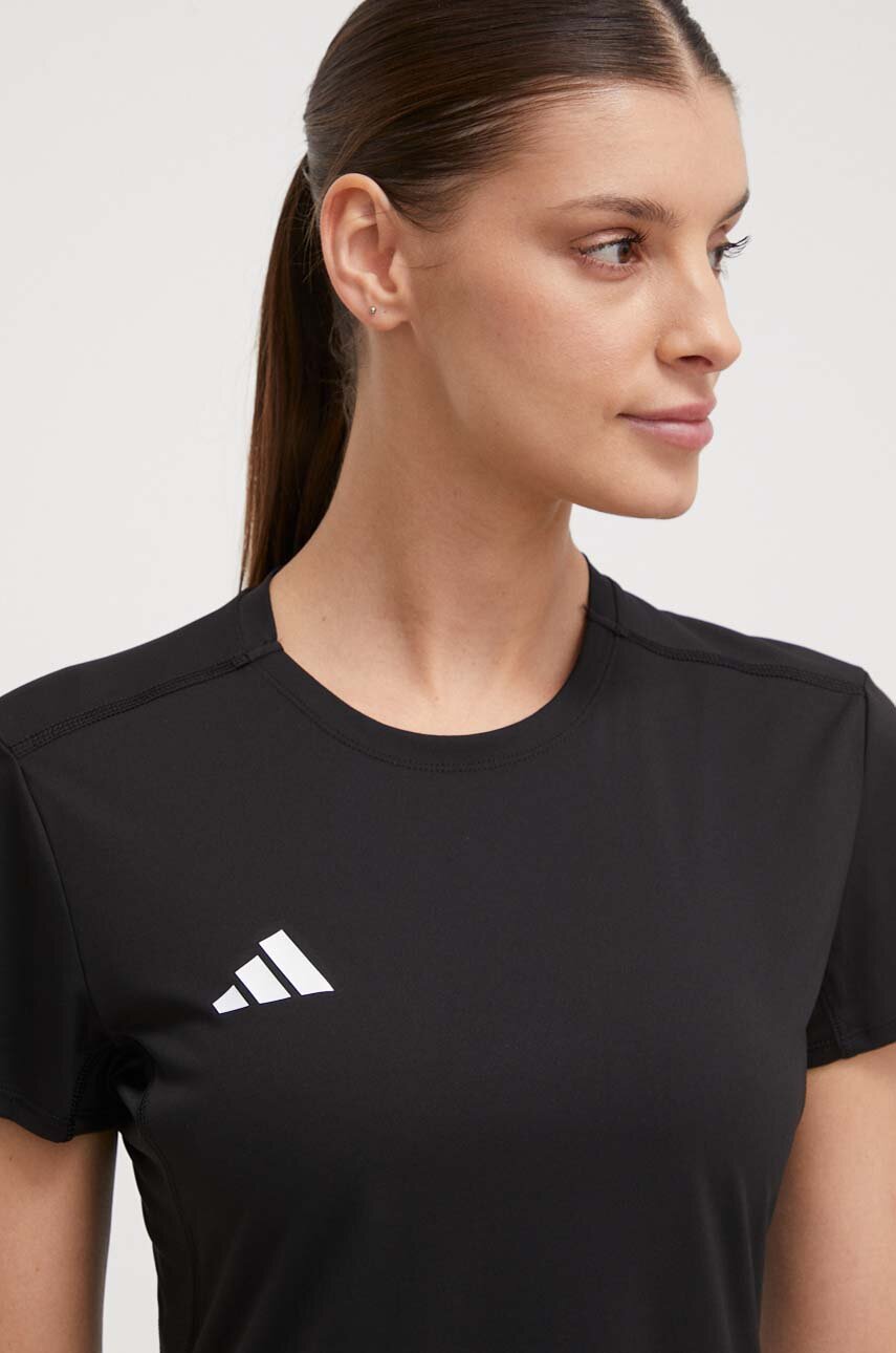 adidas Performance t-shirt do biegania Adizero Adizero kolor czarny ...