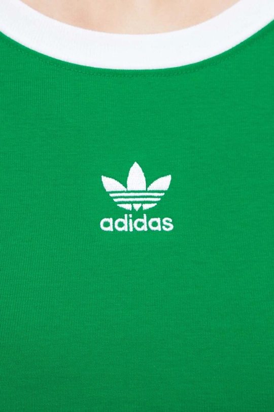 adidas Originals t-shirt 3-Stripes Baby Tee women’s green color IP0666 ...