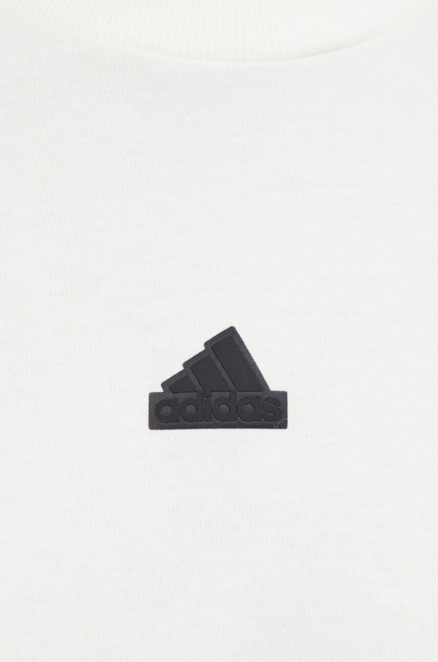 adidas t-shirt Z.N.E damski kolor beżowy IS3920 | Answear.com