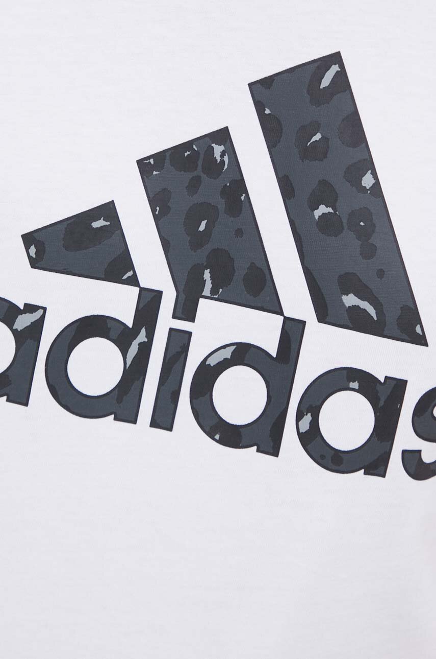 adidas t-shirt bawełniany damski kolor biały IV9378 | Answear.com