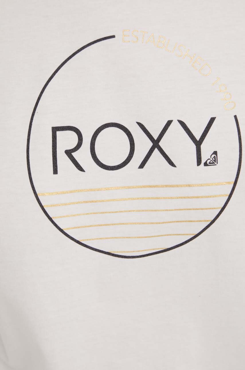 Roxy t-shirt bawełniany damski kolor biały ERJZT05698 | Answear.com