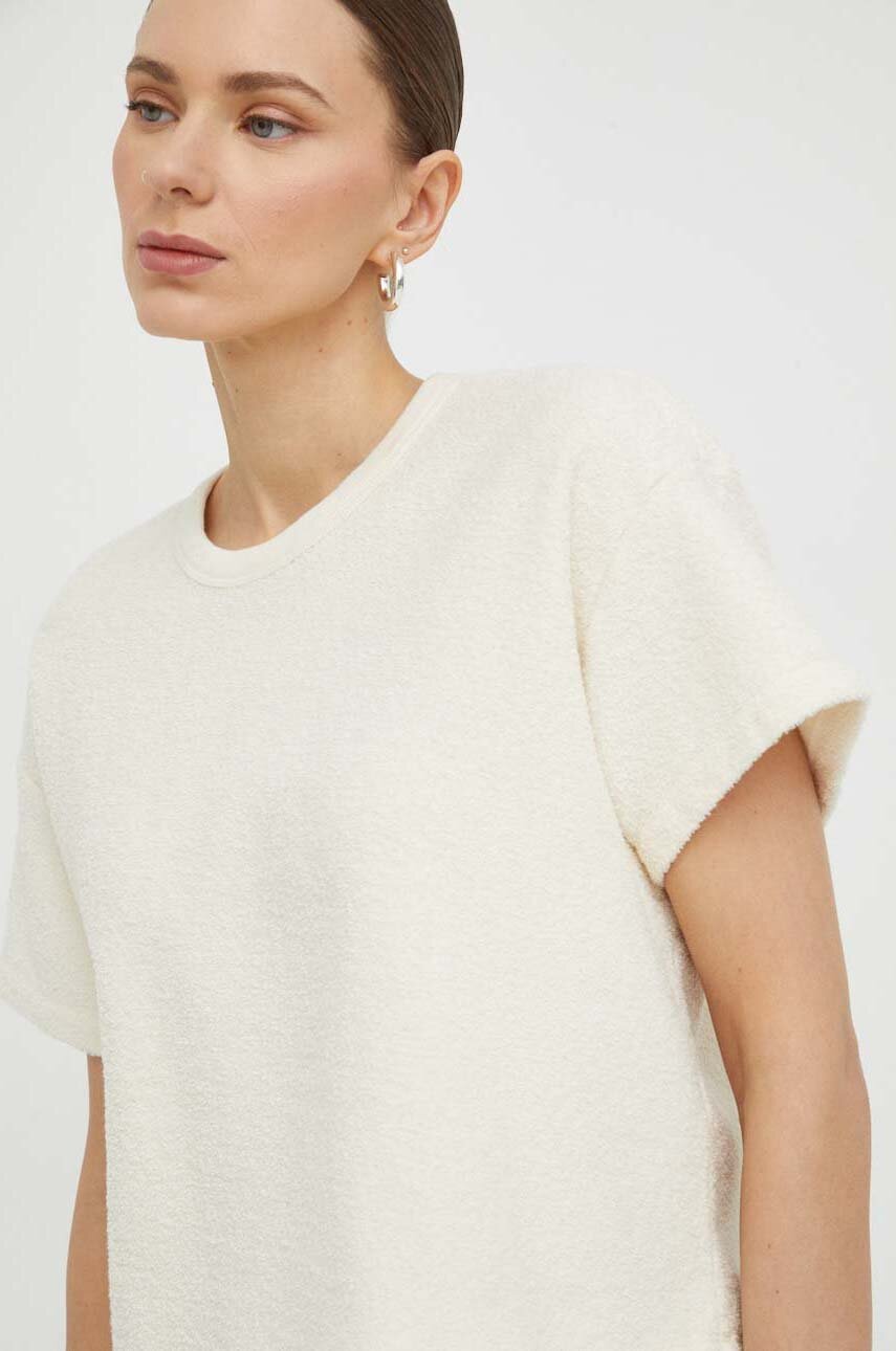 American Vintage t-shirt bawełniany T-SHIRT MC COL ROND damski kolor ...