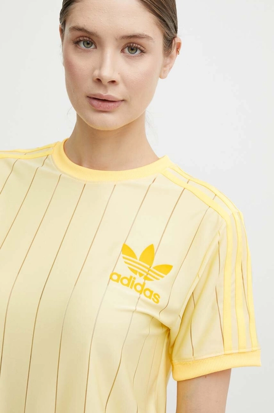 adidas Originals t-shirt damski kolor żółty IT9869 | Answear.com
