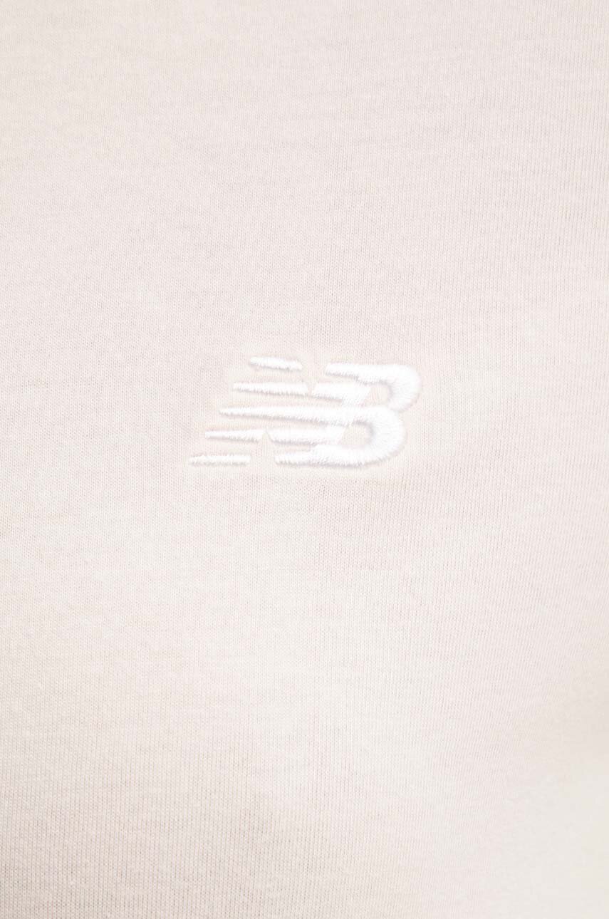 New Balance t-shirt bawełniany Jersey Small Logo damski kolor różowy ...