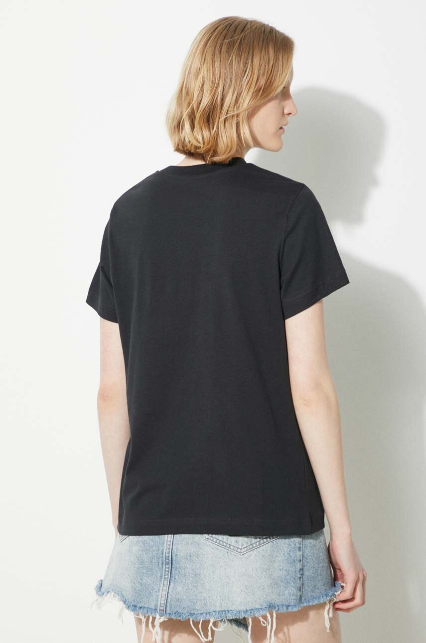 New Balance t-shirt bawełniany Sport Essentials damski kolor czarny ...
