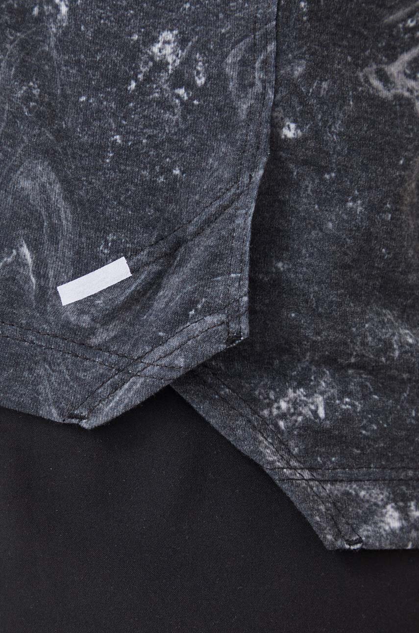 adidas Performance t-shirt treningowy Workout kolor szary wzorzysty ...