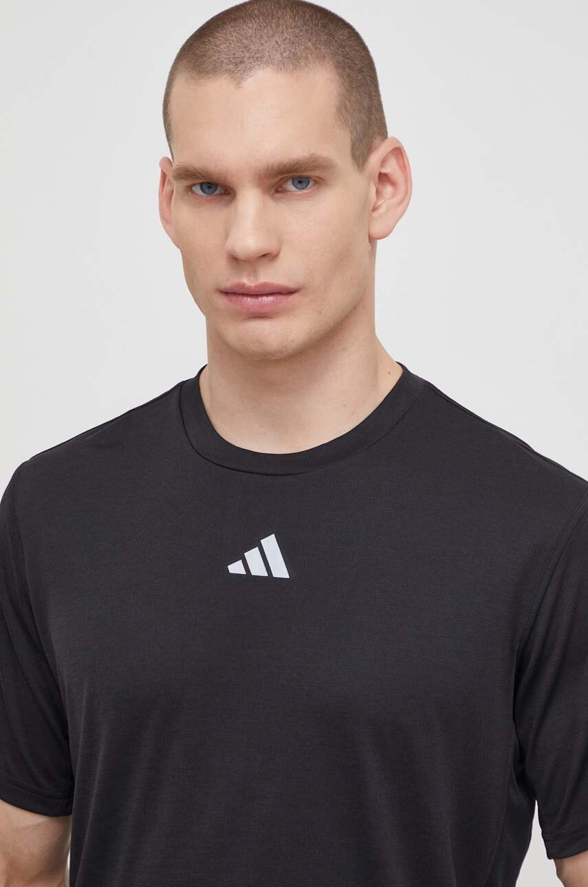 Тренувальна футболка adidas Performance HIIT 3S колір чорний однотонна ...