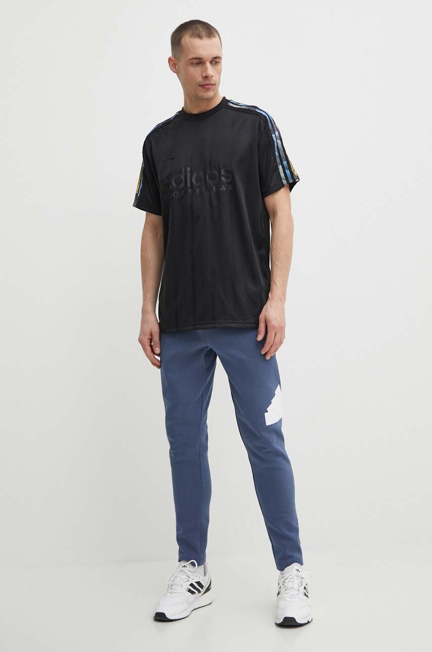 Футболка adidas TIRO чоловіча колір чорний з принтом IP3786 | ANSWEAR.ua