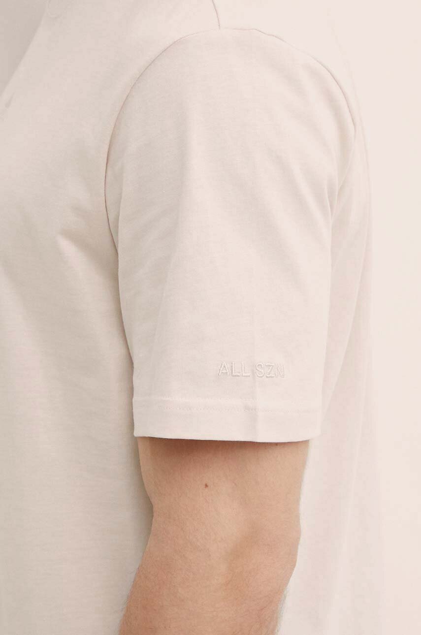 adidas t-shirt bawełniany męski kolor różowy gładki IR9115 | Answear.com