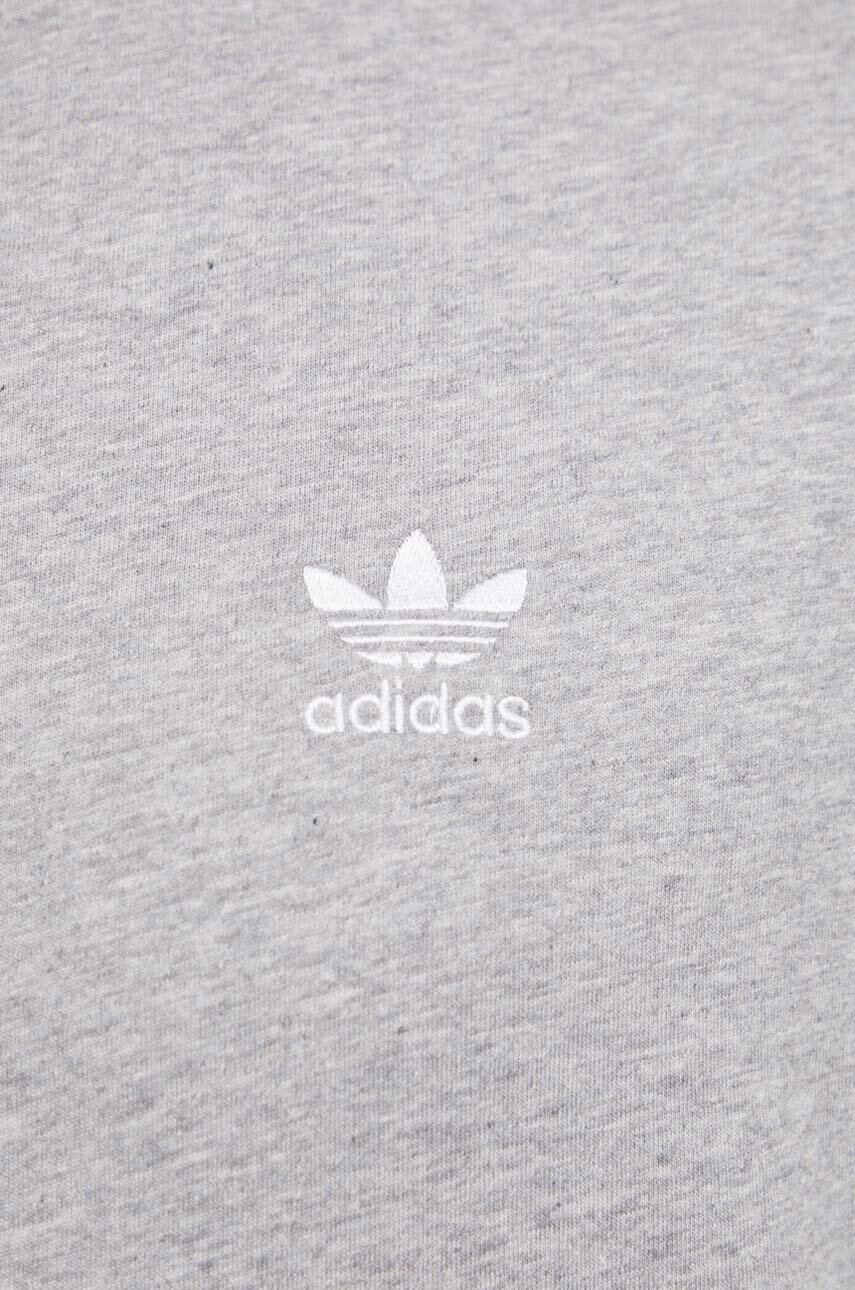 Βαμβακερό μπλουζάκι adidas Originals Essential Tee ανδρικό, χρώμα: γκρι ...