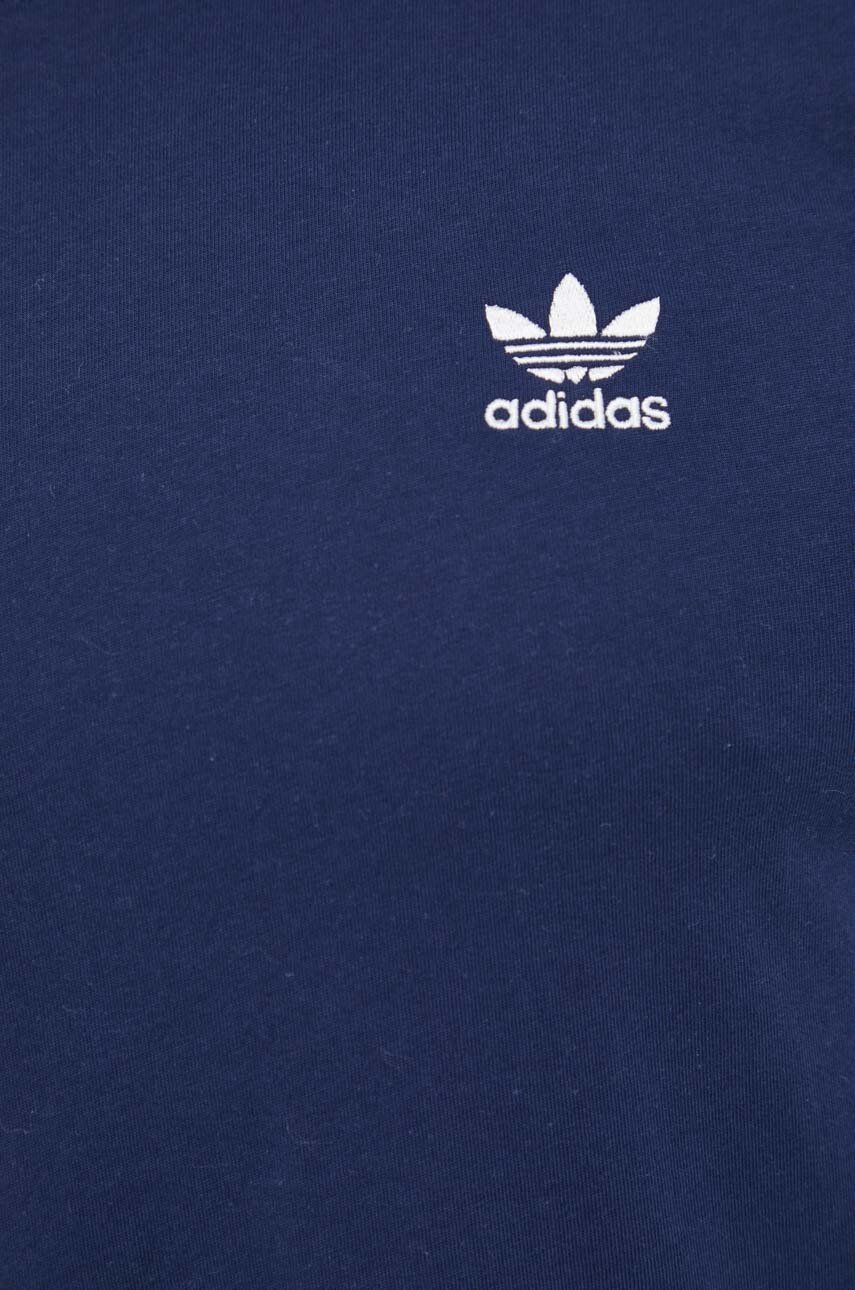 adidas Originals cotton t-shirt Essential Tee men’s navy blue color ...