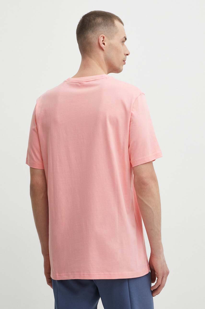 adidas t-shirt bawełniany męski kolor różowy z nadrukiem IS8342 ...