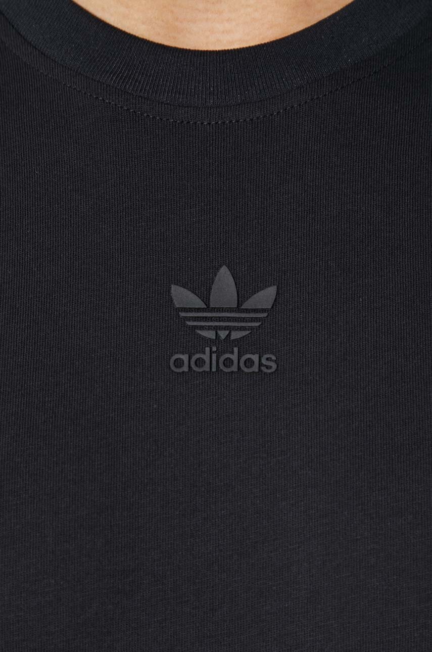 Бавовняна футболка adidas Originals чоловічий колір чорний з принтом ...