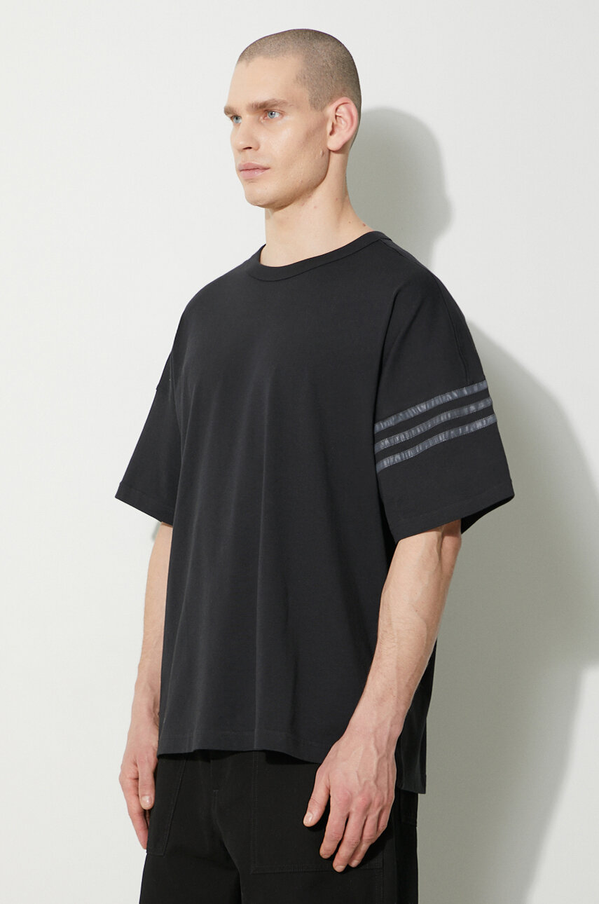 Бавовняна футболка adidas Originals чоловічий колір чорний з аплікацією ...