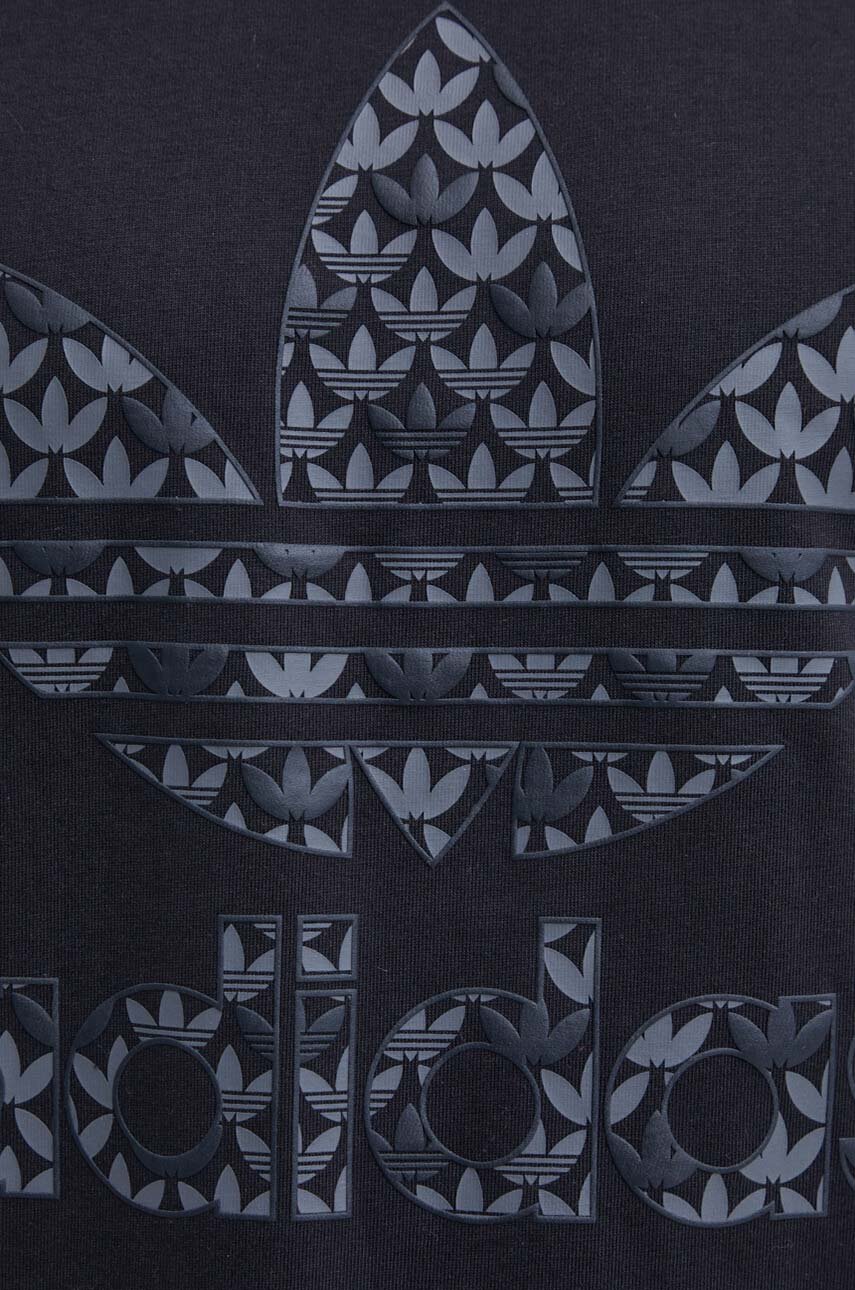 adidas Originals t-shirt bawełniany męski kolor czarny z nadrukiem ...