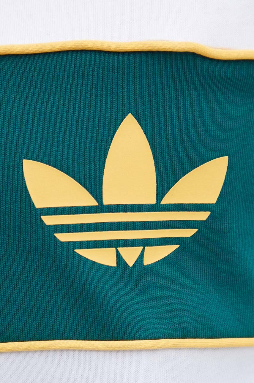 adidas Originals t-shirt bawełniany męski kolor biały z nadrukiem ...