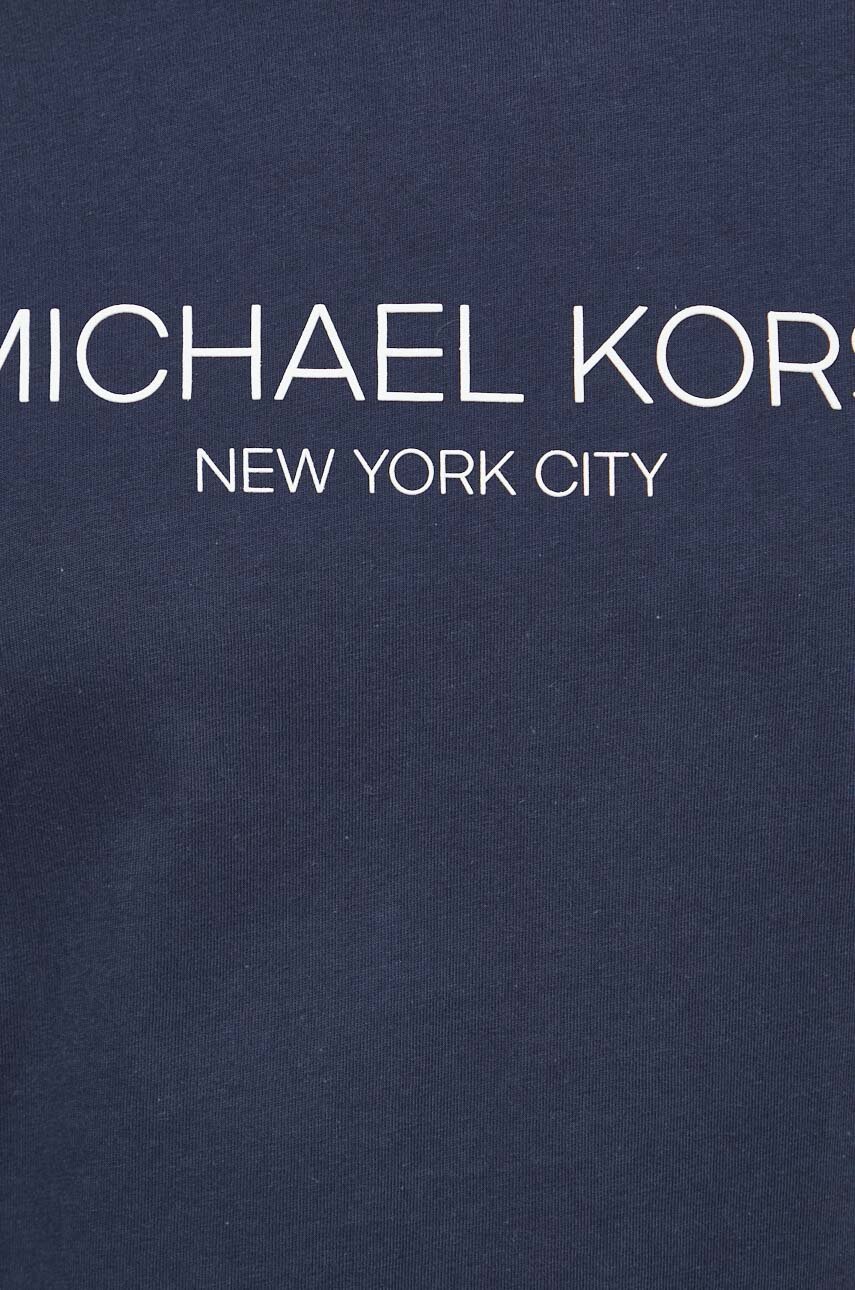 Michael Kors t-shirt bawełniany męski kolor granatowy z nadrukiem ... Michael Kors t-shirt bawełniany męski kolor granatowy z nadrukiem ...