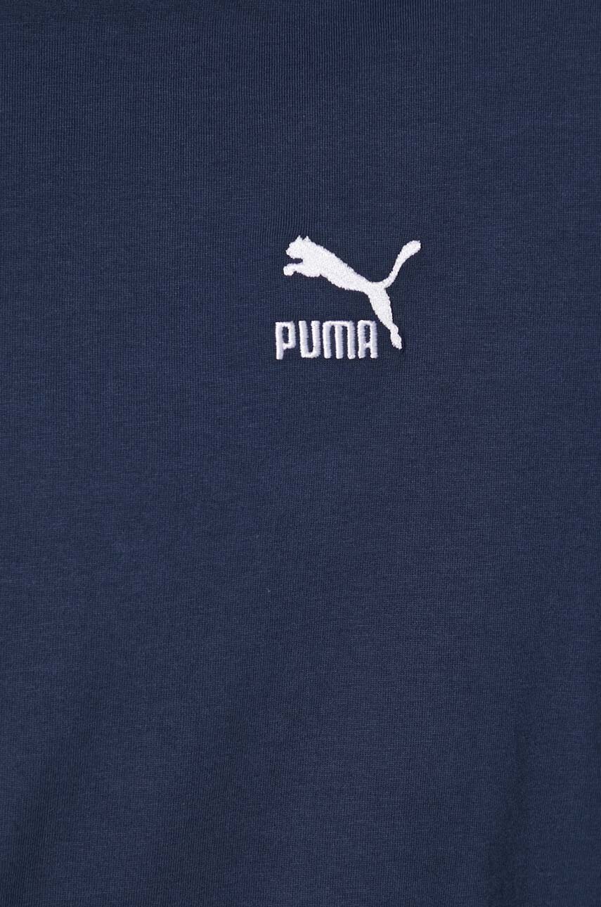 Puma cotton t-shirt men’s navy blue color | buy on PRM