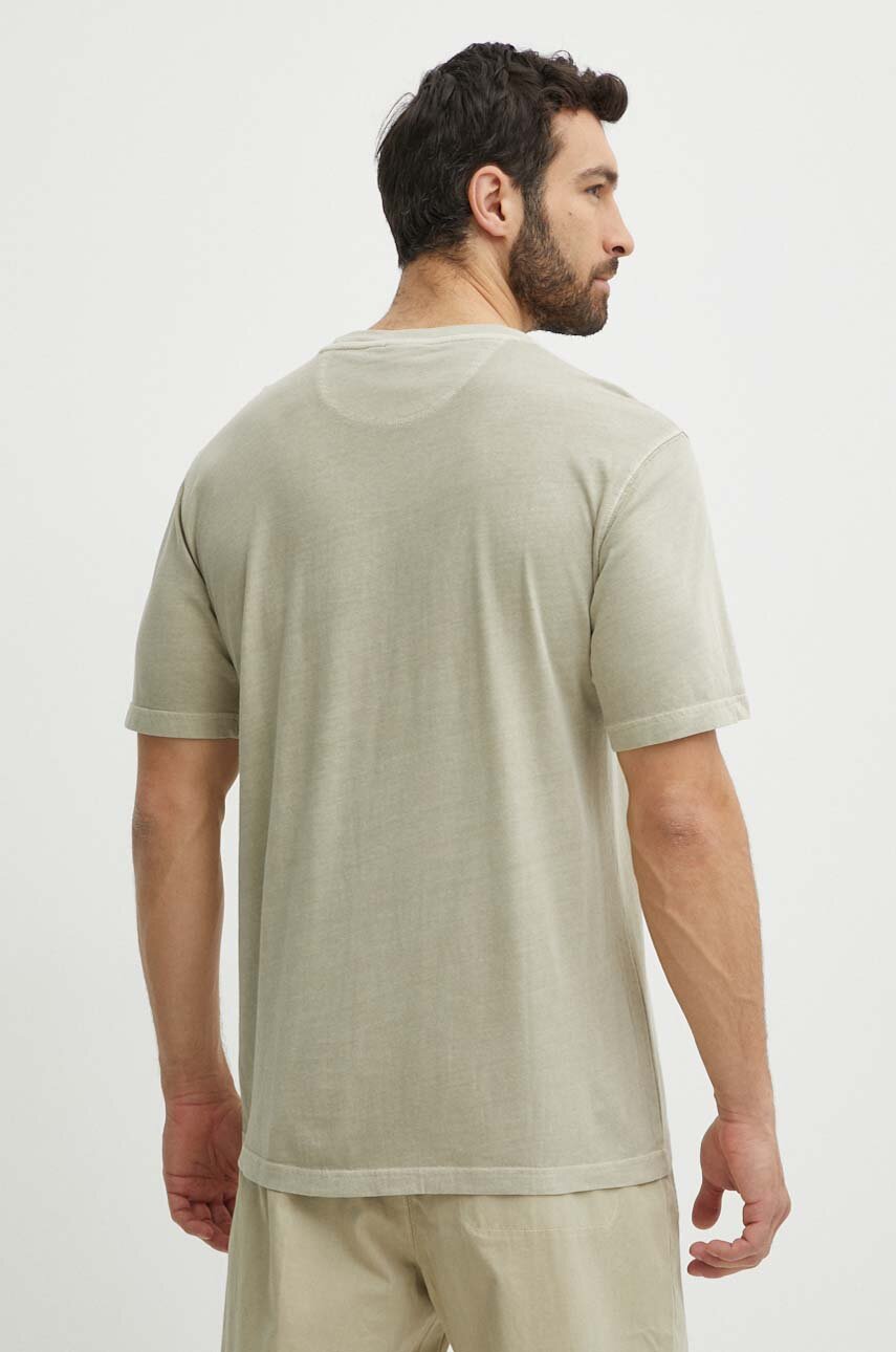 adidas Originals t-shirt bawełniany męski kolor beżowy gładki IS1763 w PRM